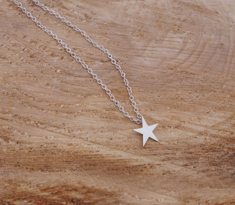 Three Star Necklace - Celestial Night Sky Jewelry - Park Road Jewellery